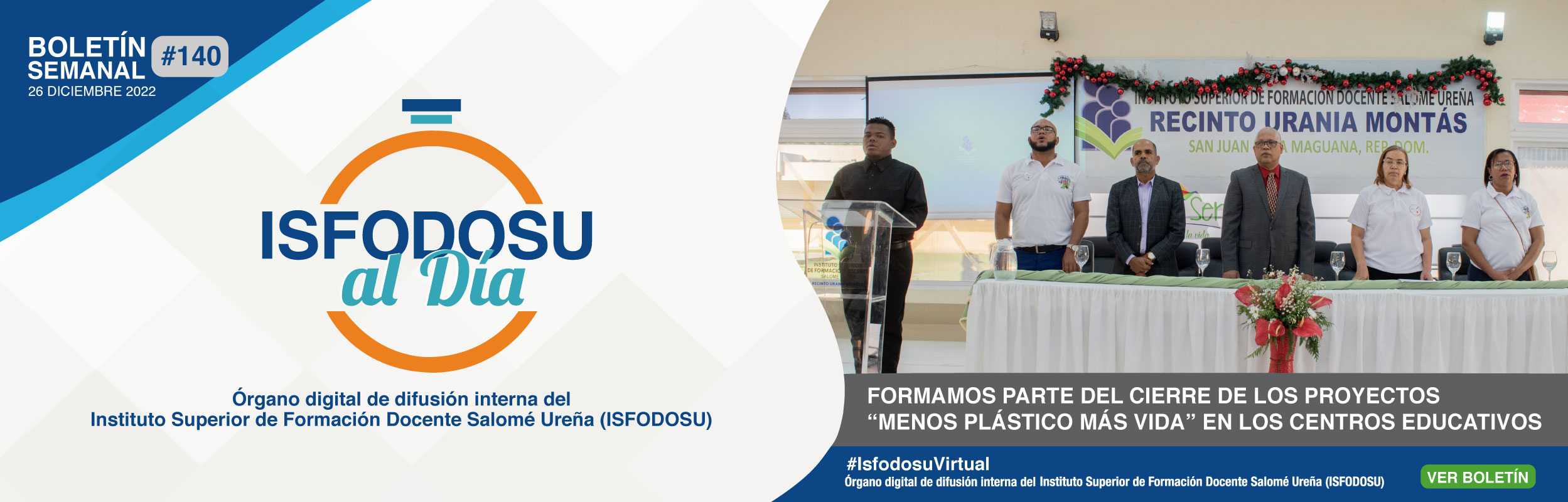 Instituto Superior de Formación Docente Salomé Ureña | ISFODOSU - Inicio